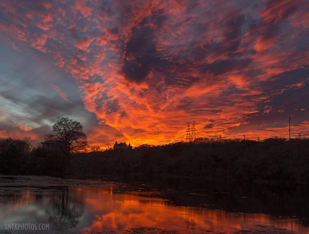 Sunset Over Spring Lake - San Marcos Photos